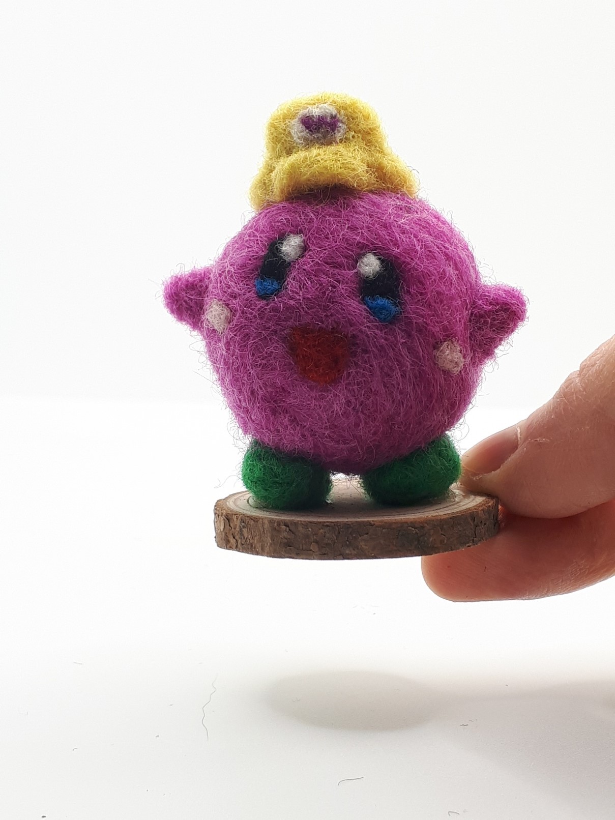 Fuchsia Video Game Guy in a Yellow Hat – Fairy Overlord Designs